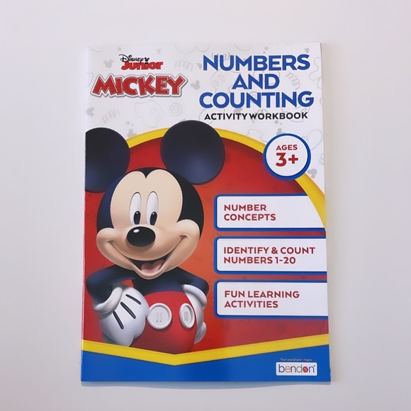 Disney | Toys | Disney Mickey Numbers And Counting Workbook | Poshmark